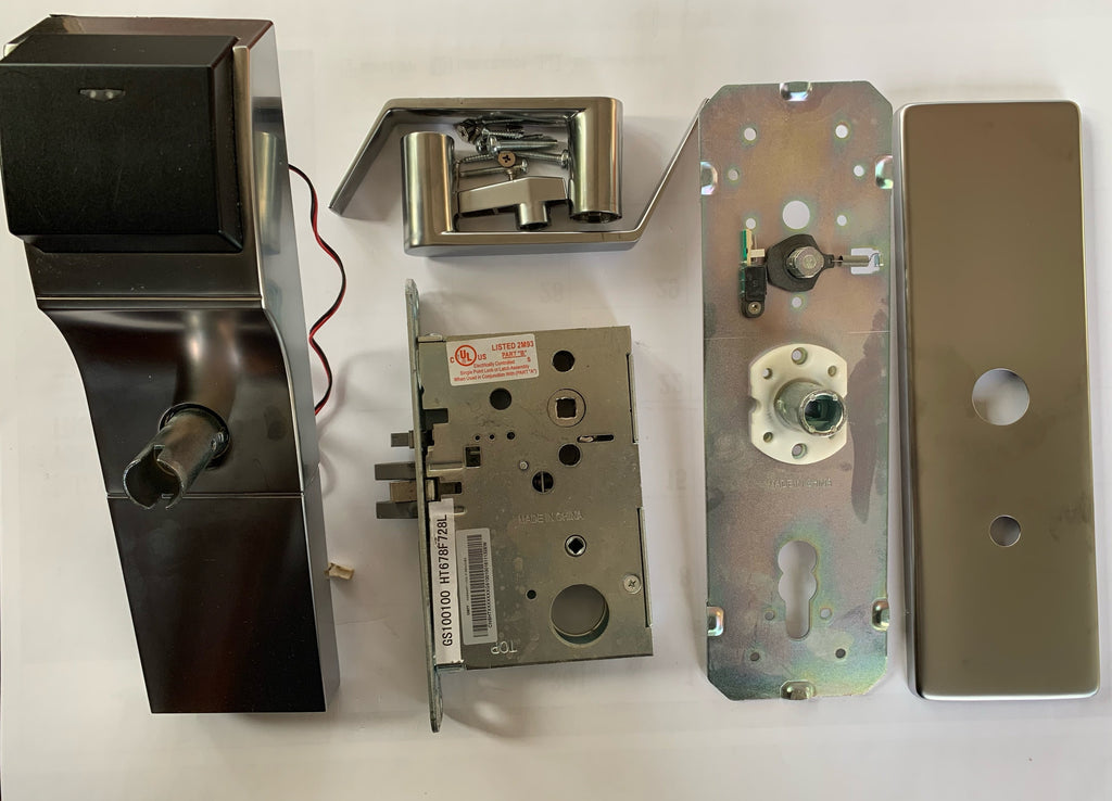 Used Onity HT24 RFID Electronic Hotel Room Lock Satin